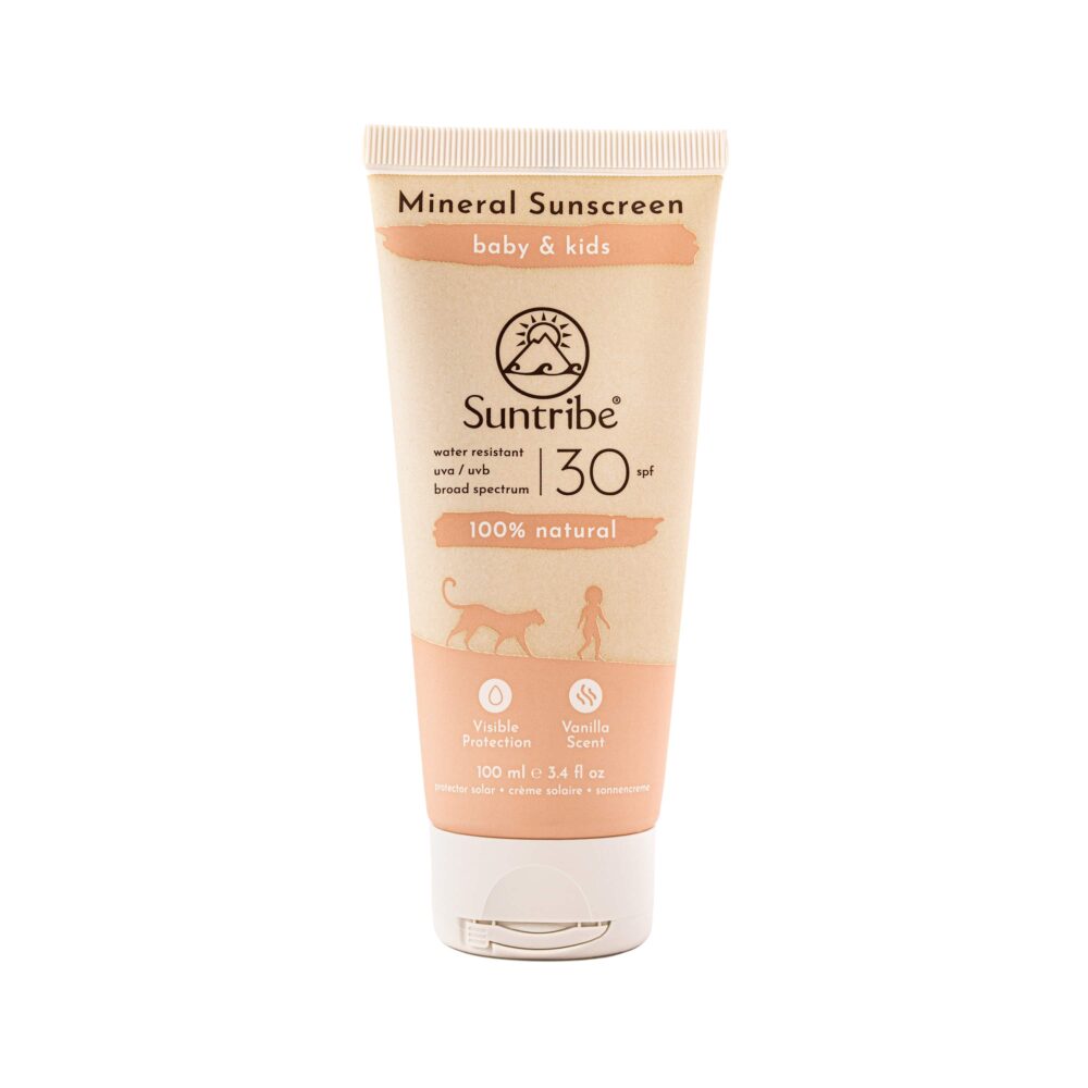 Suntribe Baby & Kids Natural Mineral Sunscreen SPF30 100ml – MicroBio ...