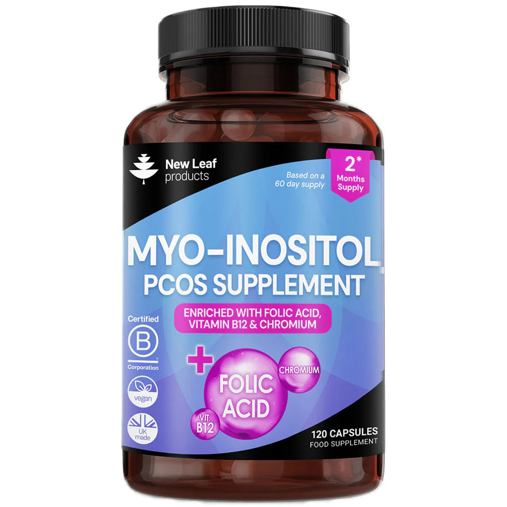 New Leaf Products Myo-Inositol 120 Capsules – MicroBio Health™