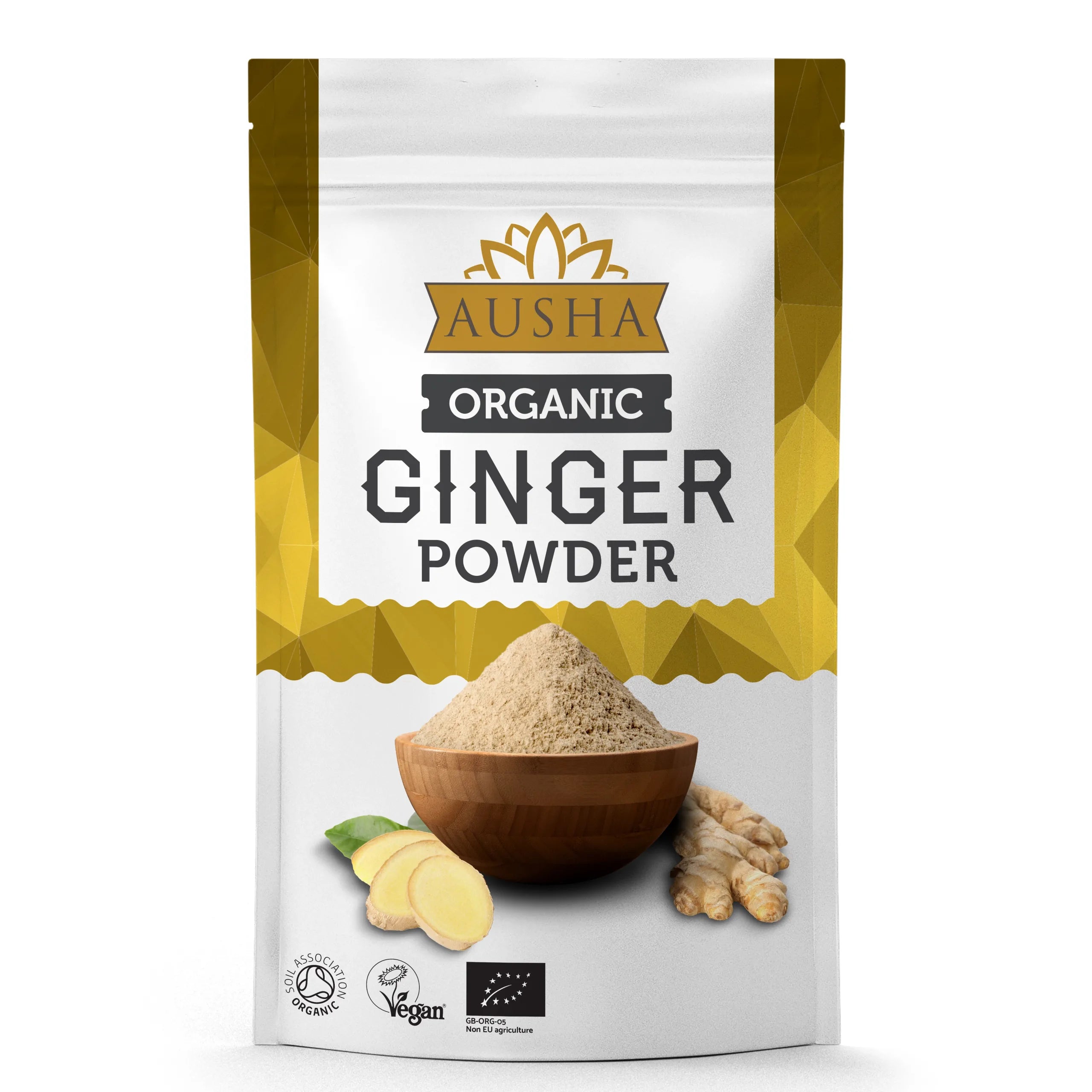 Ausha Organic Ginger Powder 100g – MicroBio Health™