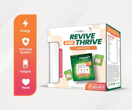 Revive Active 30 Day Box & FREE Glass Bottle (Gift Set) - Tropical ...