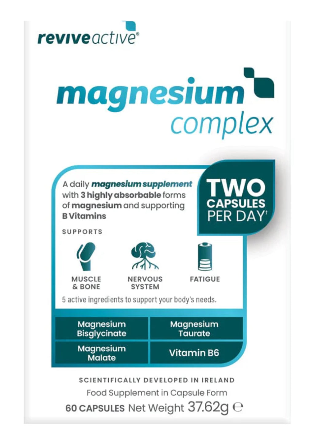 Revive Active - Magnesium Complex 60 capsules | Premium Quality by ...