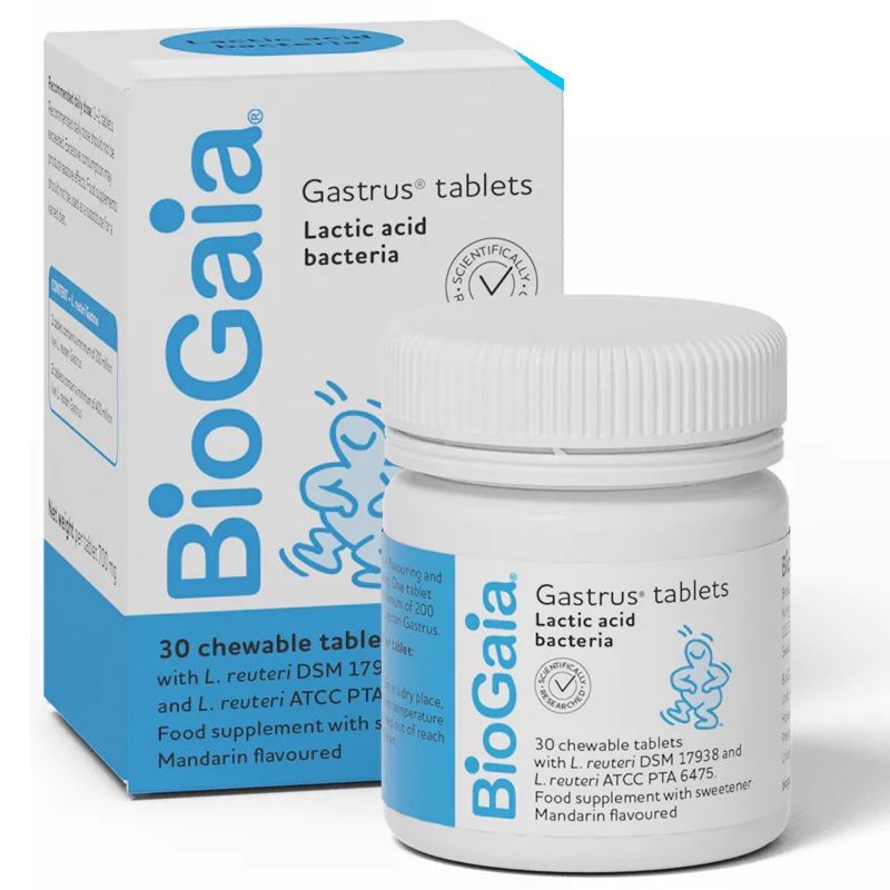 BioGaia Gastrus Tablets 30 chewable tablets – MicroBio Health™