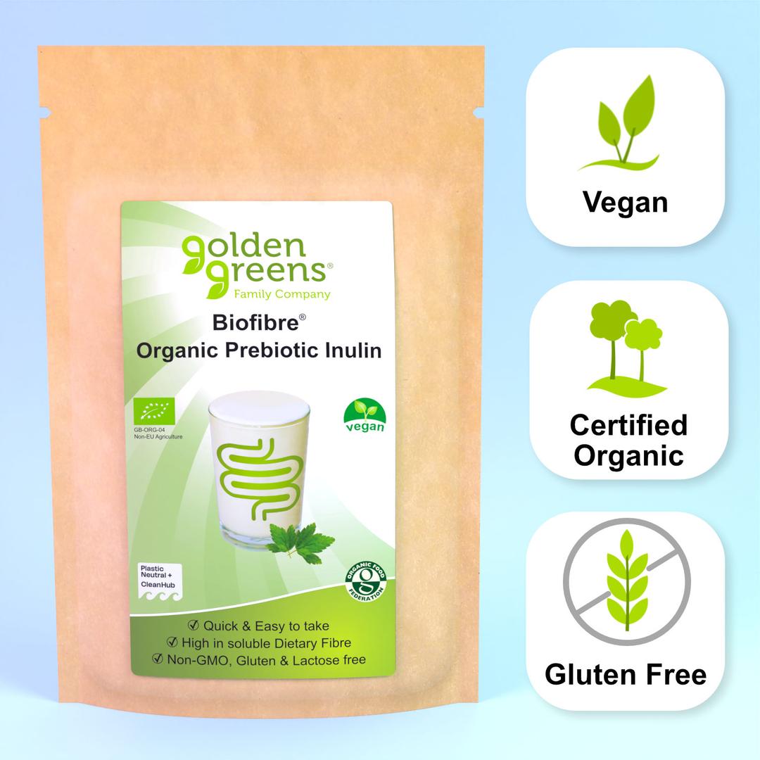 Golden Greens Inulin 500g – MicroBio Health™