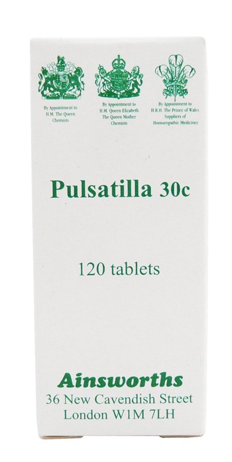 Ainsworths Pulsatilla 30c 120 Tablets – MicroBio Health™