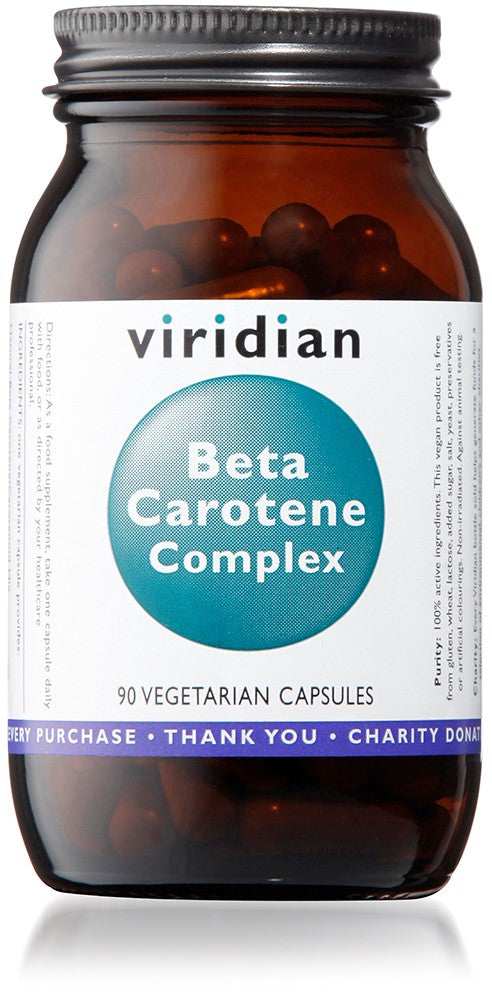Viridian Beta Carotene (Mixed carotenoid complex) 15mg 90 Capsules ...